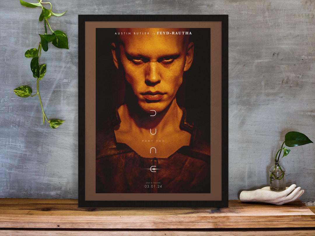 Feyd-rautha Harkonnen Dune 2 Movie Poster Austin Butler Poster High ...
