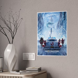 Ghostbusters Frozen Empire Movie Poster Sewer Dragon, Garraka, and ...