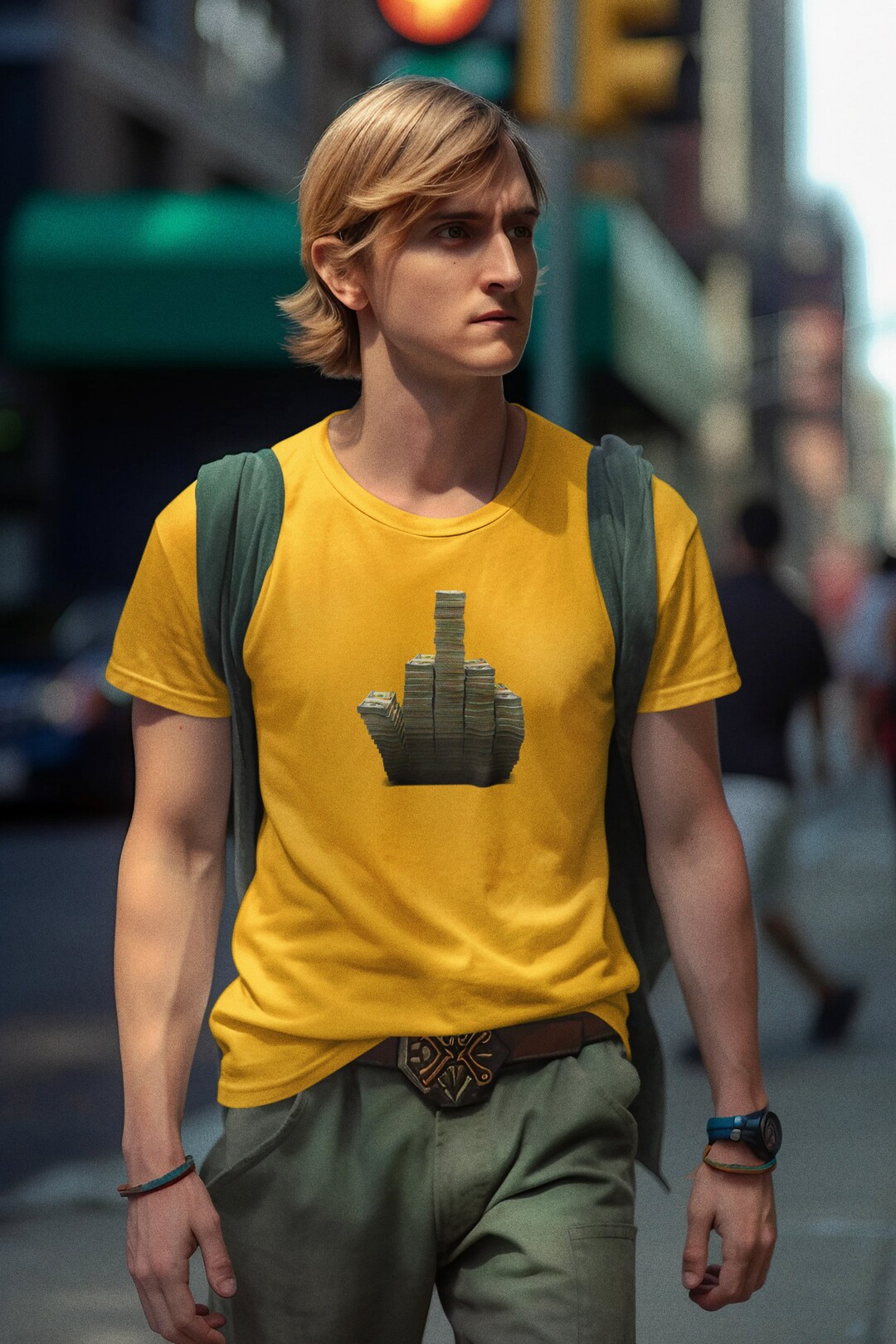 Dumb Money Middle Finger Stack of Cash Unisex Heavy Cotton Tee - Etsy