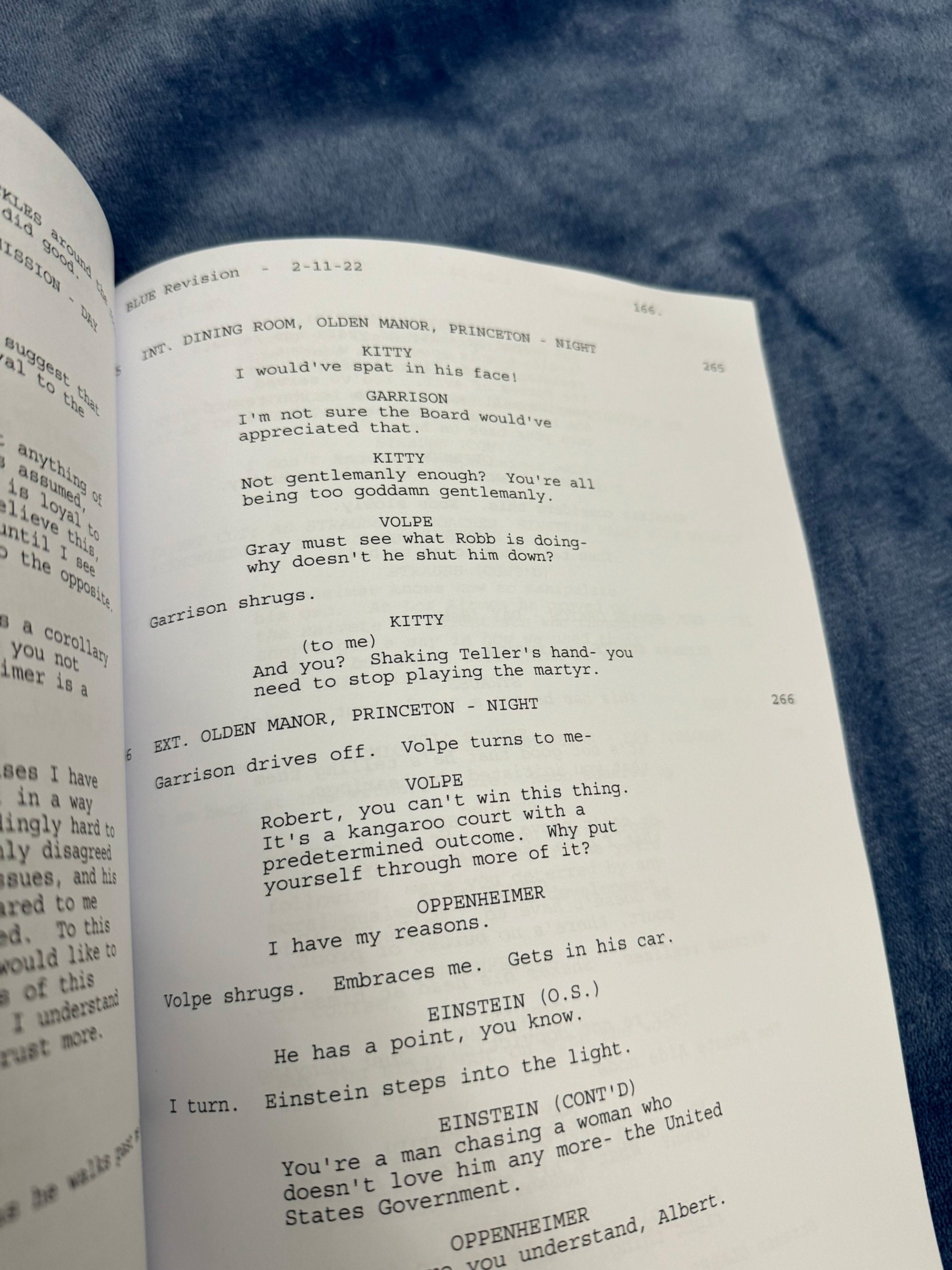 Real OPPENHEIMER Script Full Official Screenplay Signed by Christopher ...