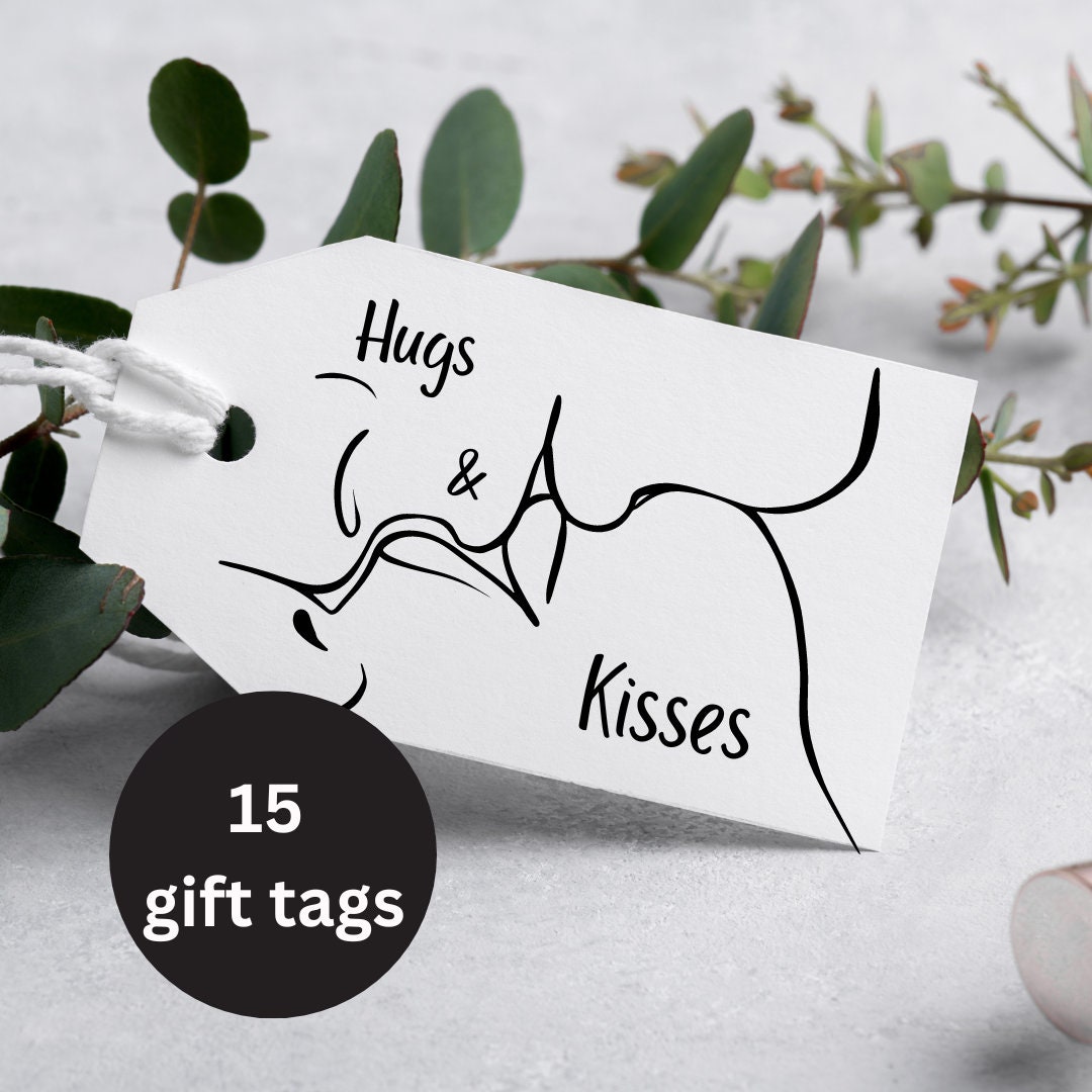 Valentines Day Digital Download Printable Gift Tags for Friends ...