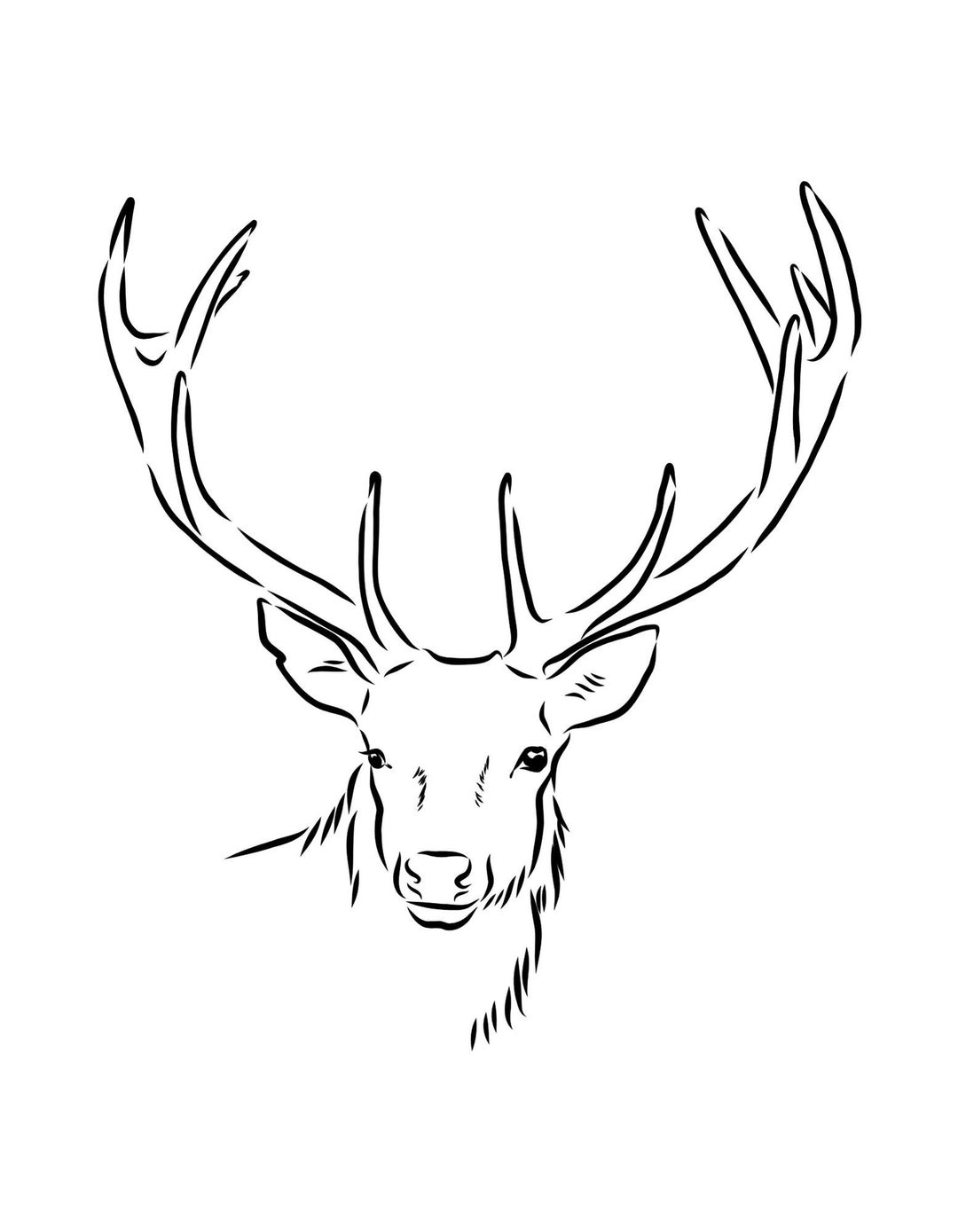 Deer SVG - Can Be Used on Any Surface - Etsy