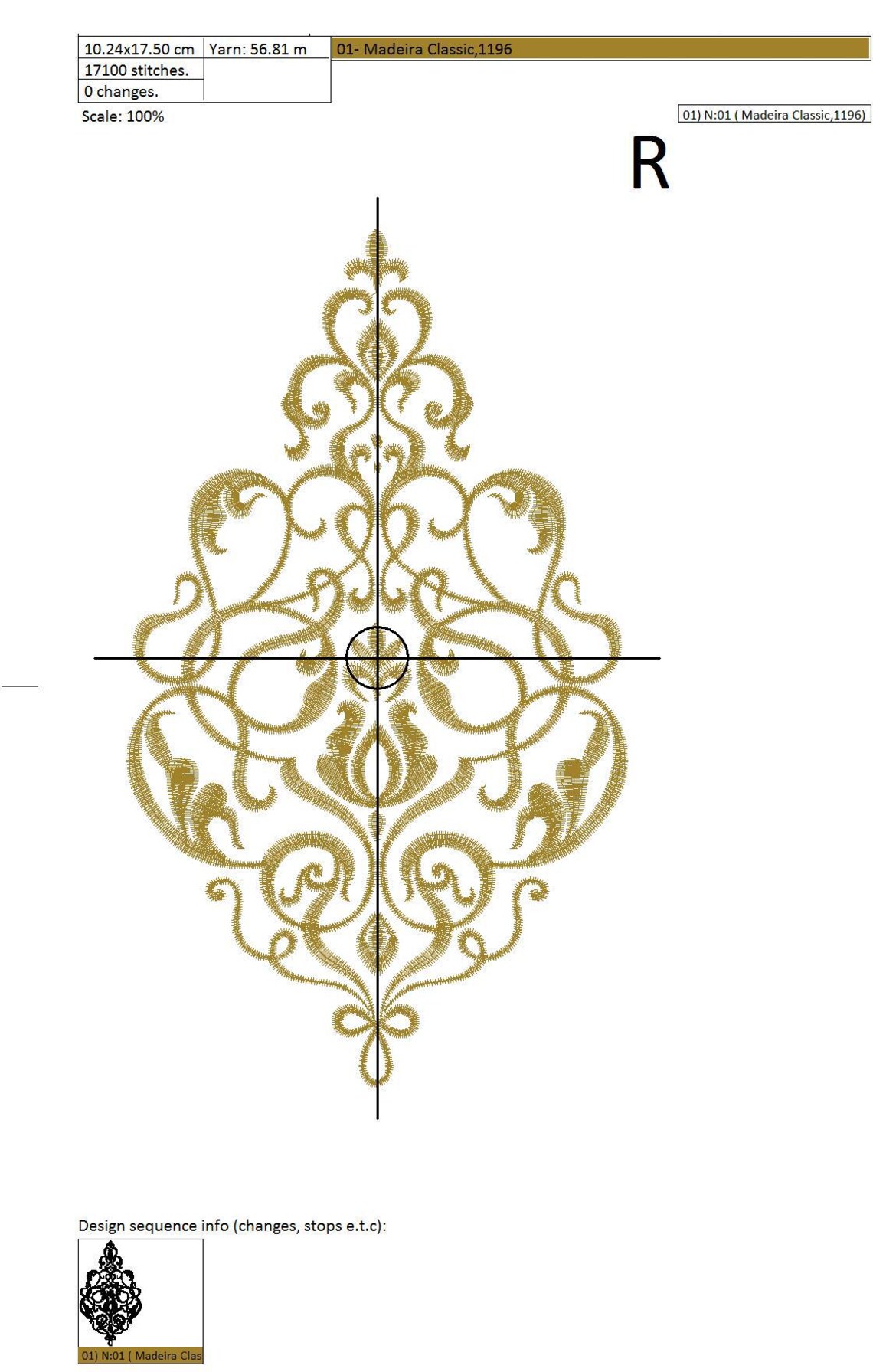 Elegant Ornamental Embroidery Design – Machine Embroidery Pattern ...