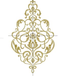Elegant Ornamental Embroidery Design – Machine Embroidery Pattern ...