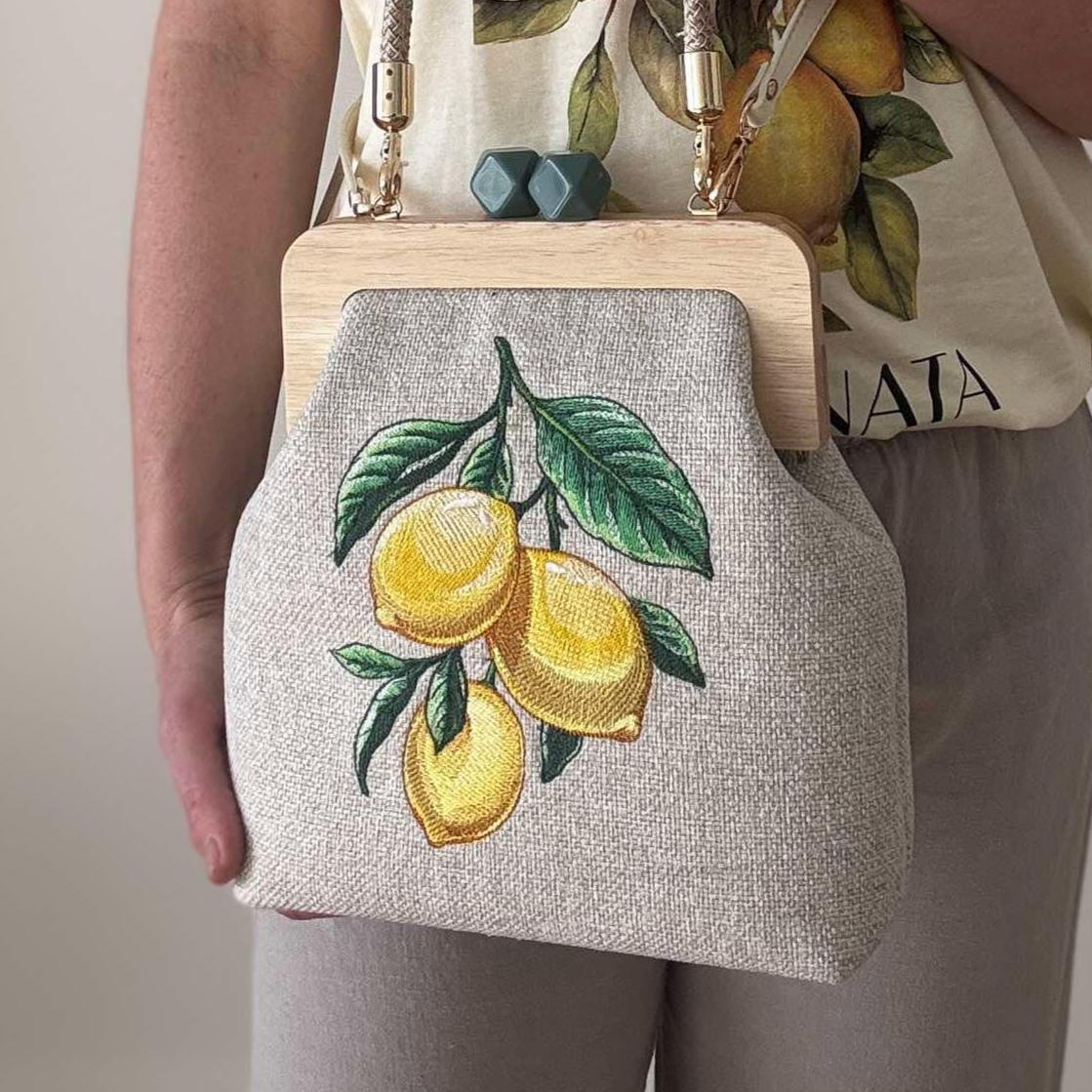 Lemon Embroidery Design – Citrus Fruit Machine Embroidery – Lemon ...