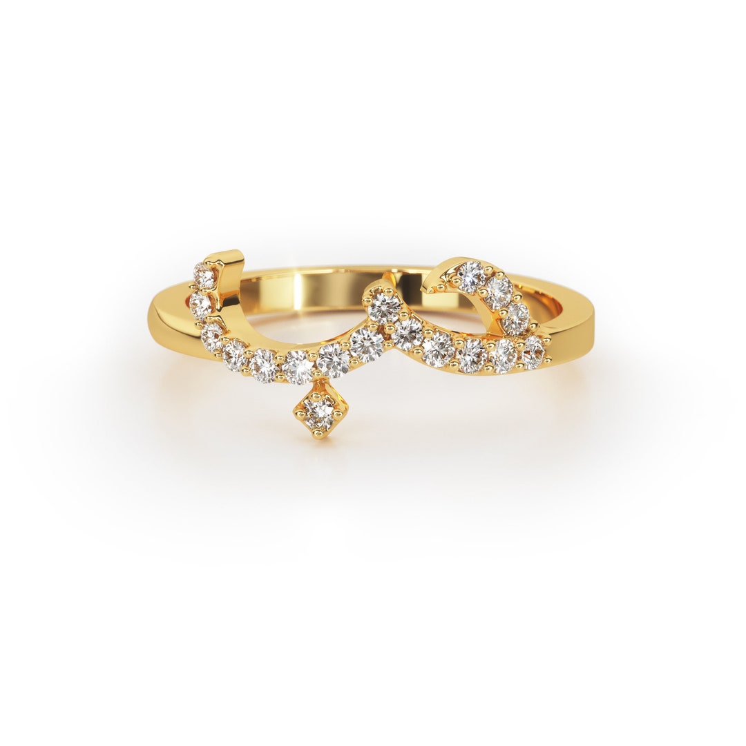 L & M Accessorize Arabic Love Ring – 18K Gold Plated, Hypoallergenic ...