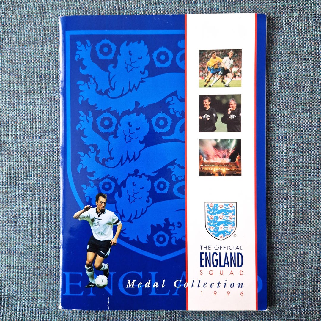Football Collectables 1996 Official England Medal Collection - Etsy