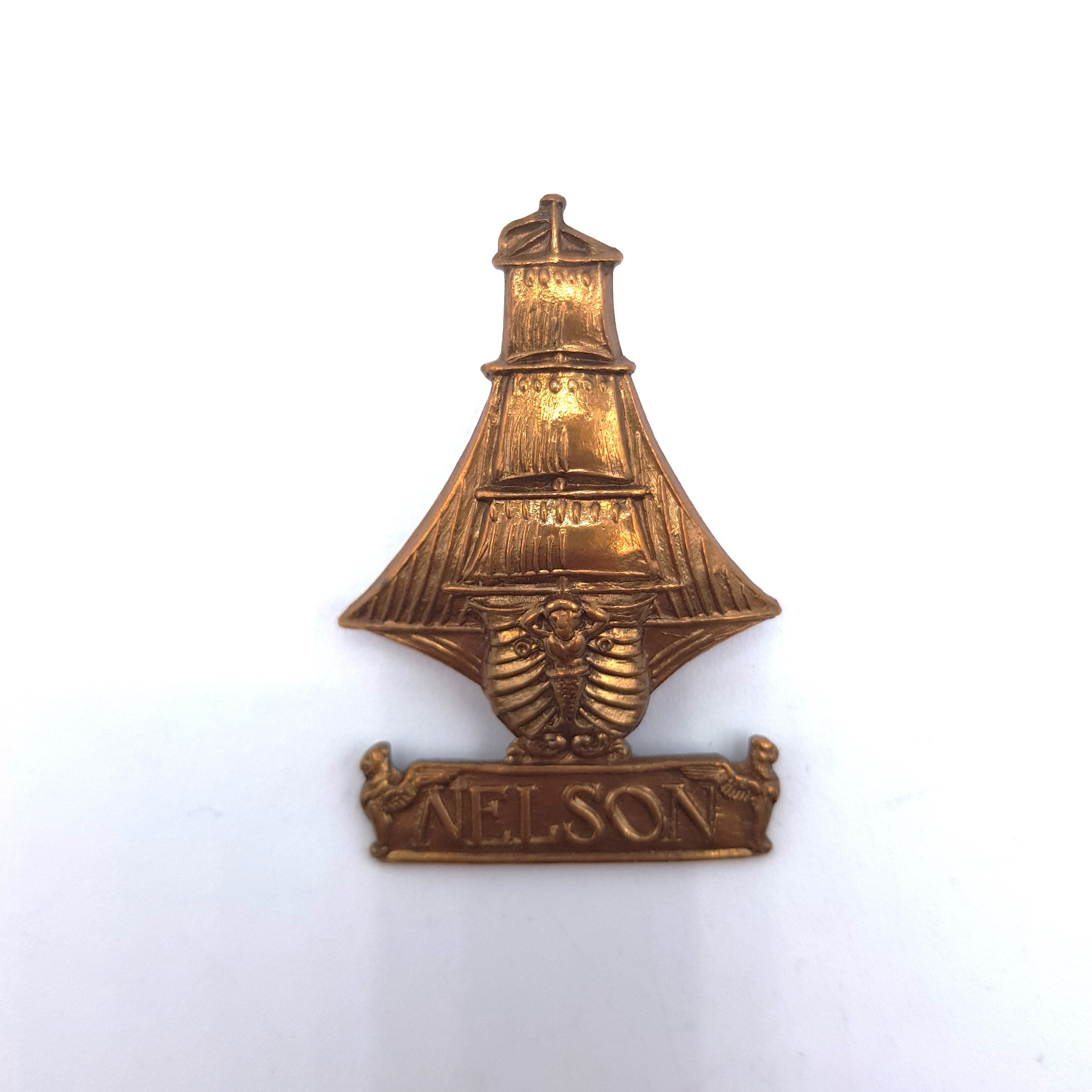 Militaria Nelson Battalion Royal Naval Division Cap Badge 20th Century ...