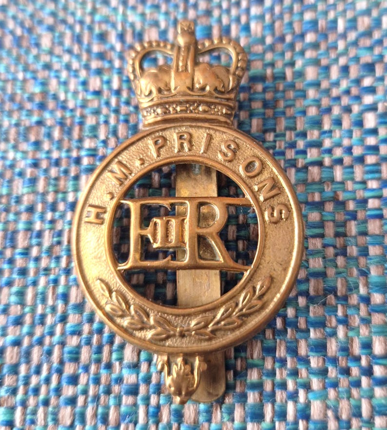 HM Prisons Cap Badge 20th Century Vintage Collectables - Etsy
