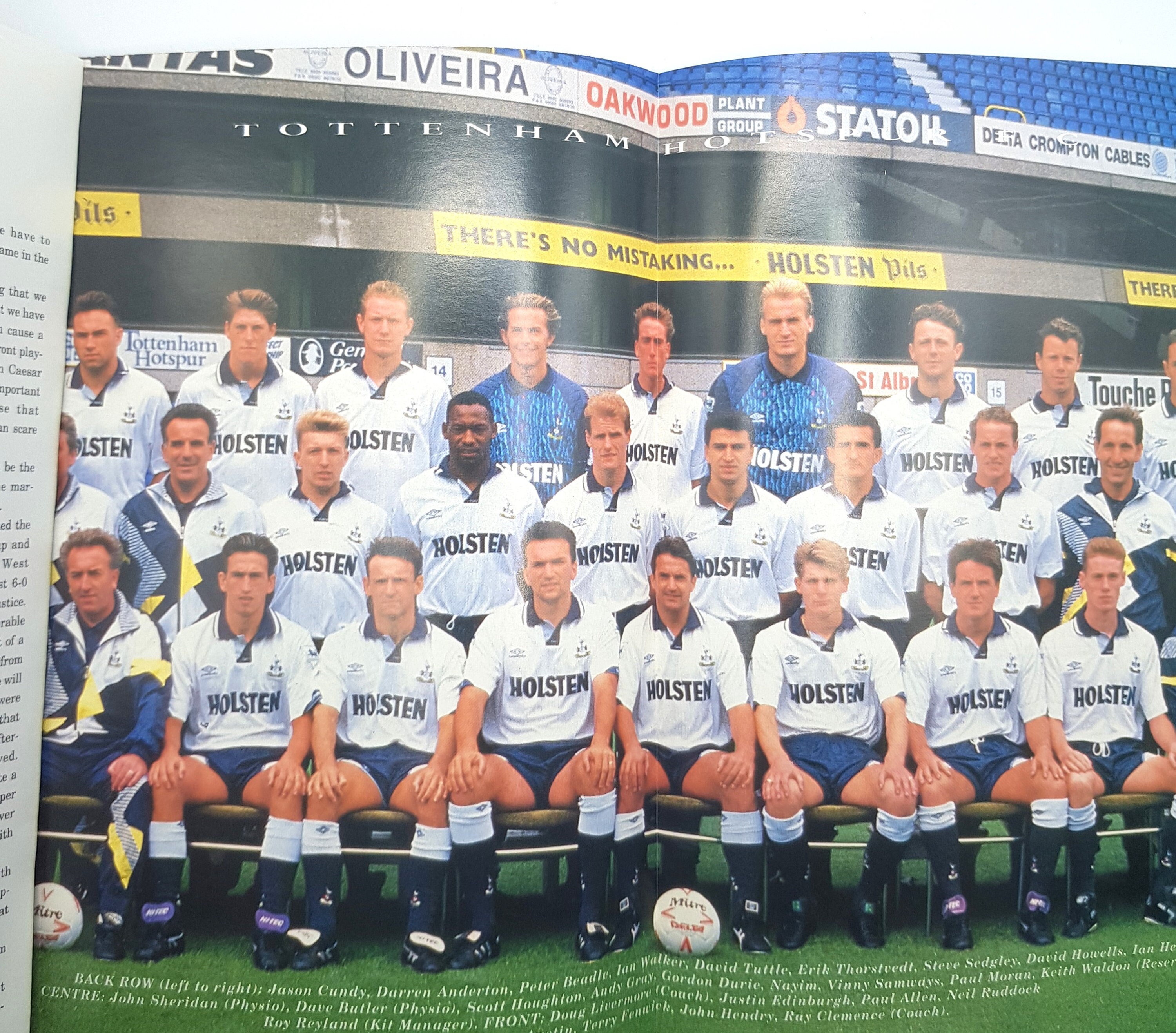 Football Programme Marlow FC V Tottenham Hotspur FA Cup 3rd Round 1993 ...