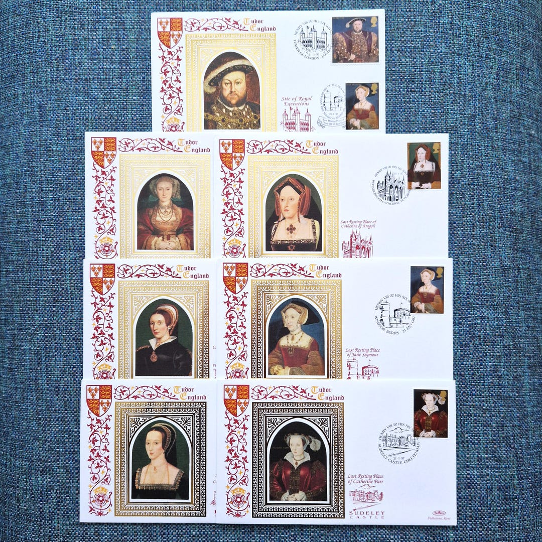 First Day Covers Henry VIII and His 6 Wives Tudor England Published by ...