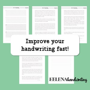 Typewriter Handwriting Practice Worksheets With Traceable Letters - Etsy