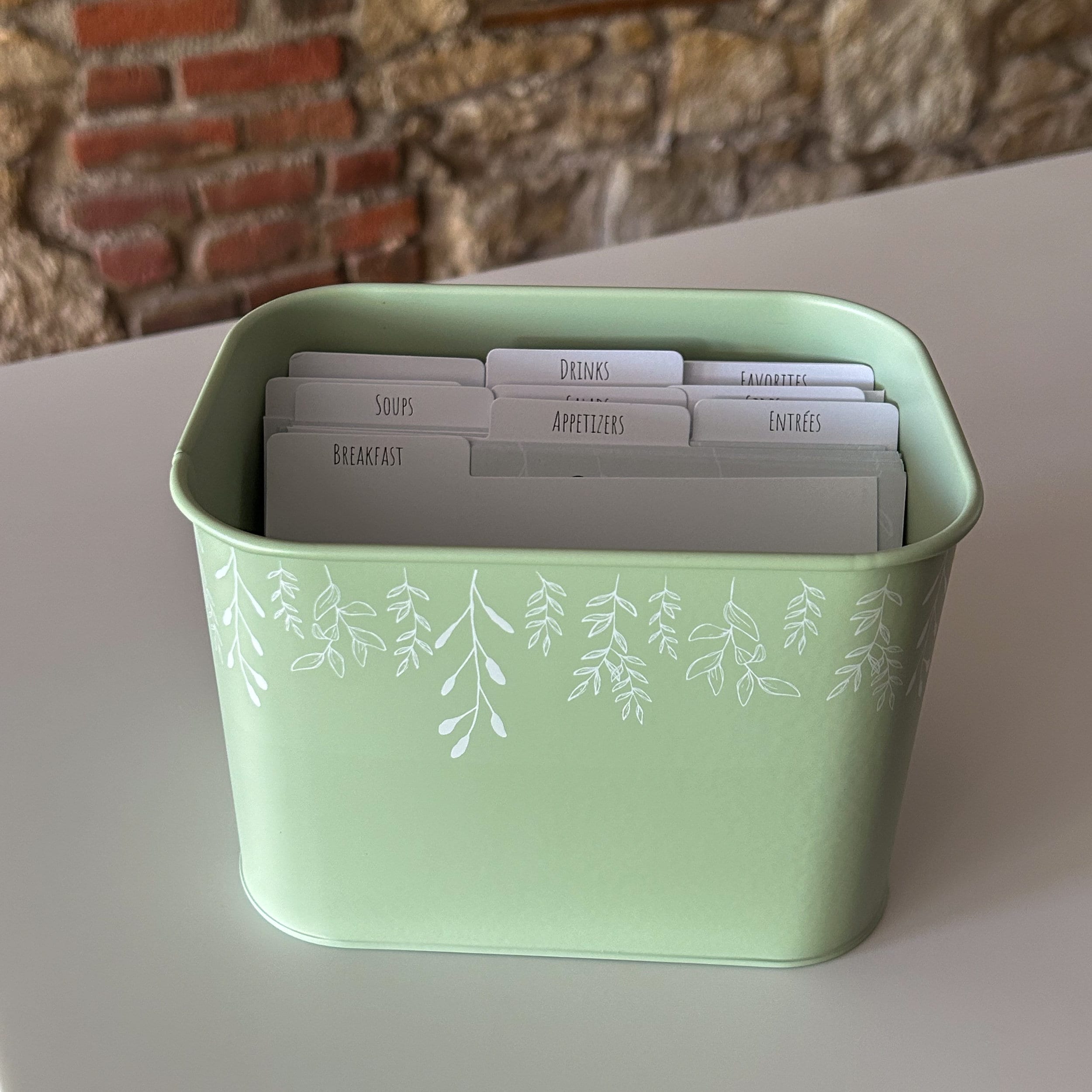 4x6 Recipe Card Dividers | Set of 12 Recipe Box Dividers for Recipe Box ...