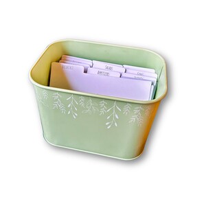 4x6 Recipe Card Dividers Set of 12 Recipe Box Dividers for Christmas ...