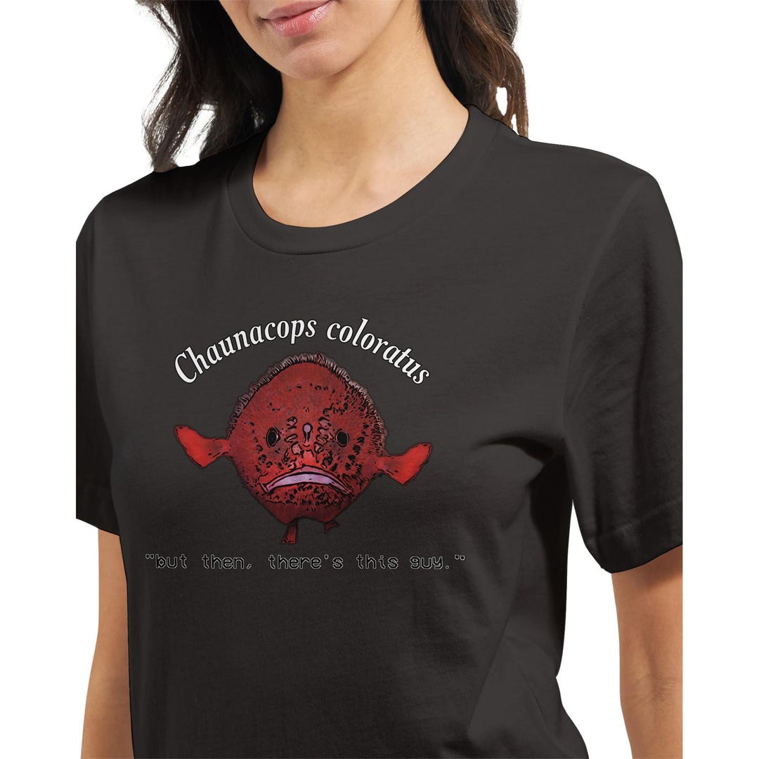 Chaunacops Coloratus - Premium Unisex Crewneck T-shirt | Bella + Canvas ...