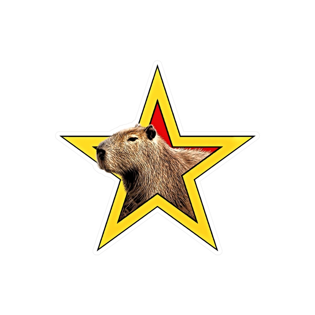 Comrade Capy Kiss-cut Vinyl Decals - Etsy