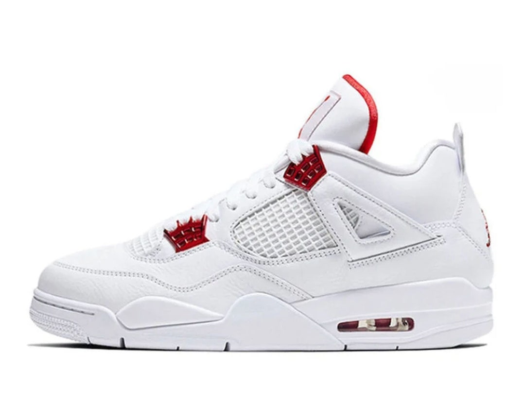 Custom Air Jordan 4 Retro 'white Oreo' Custom Air - Etsy