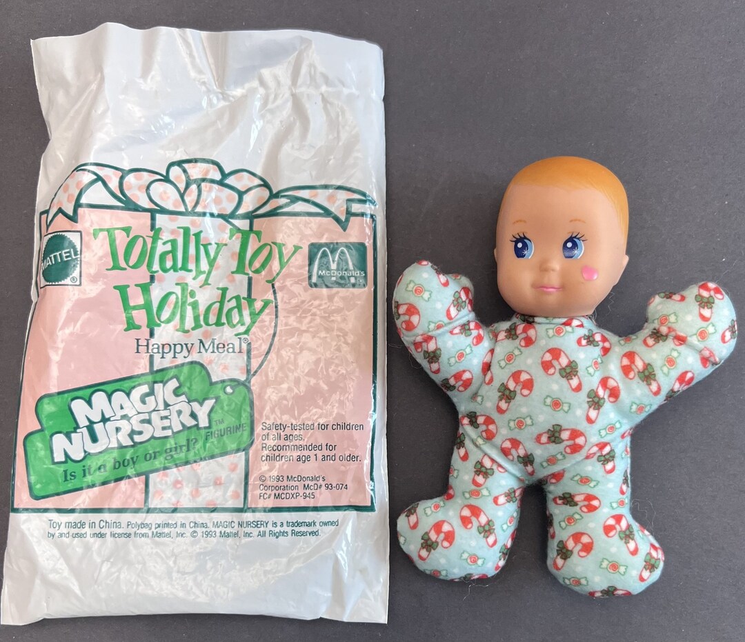 1993 Mcdonalds Totally Toy Holiday Magic Nursery Candy Cane - Etsy