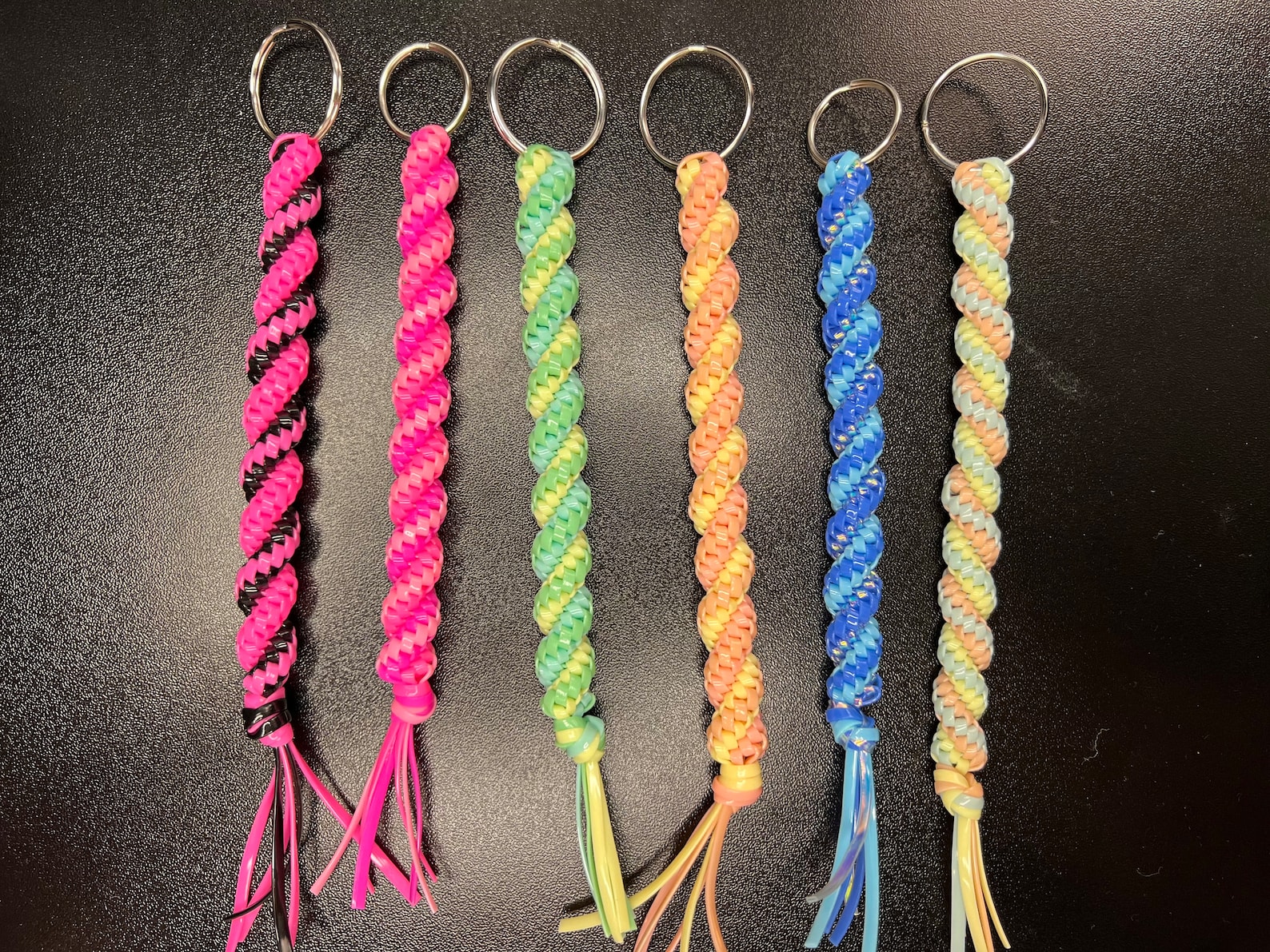 Spiral Lanyard Keychain - Etsy