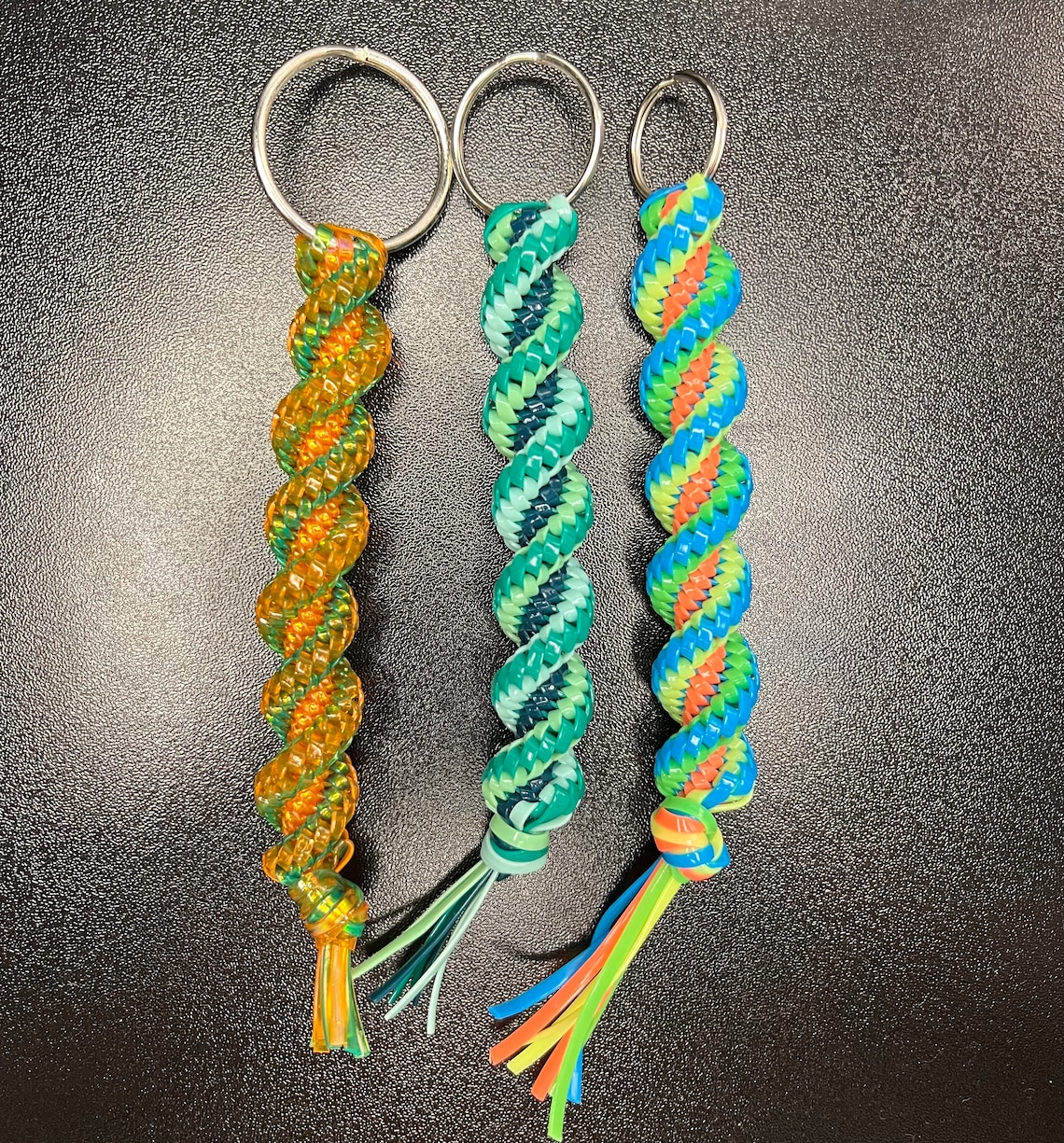 Spiral Lanyard Keychain - Etsy