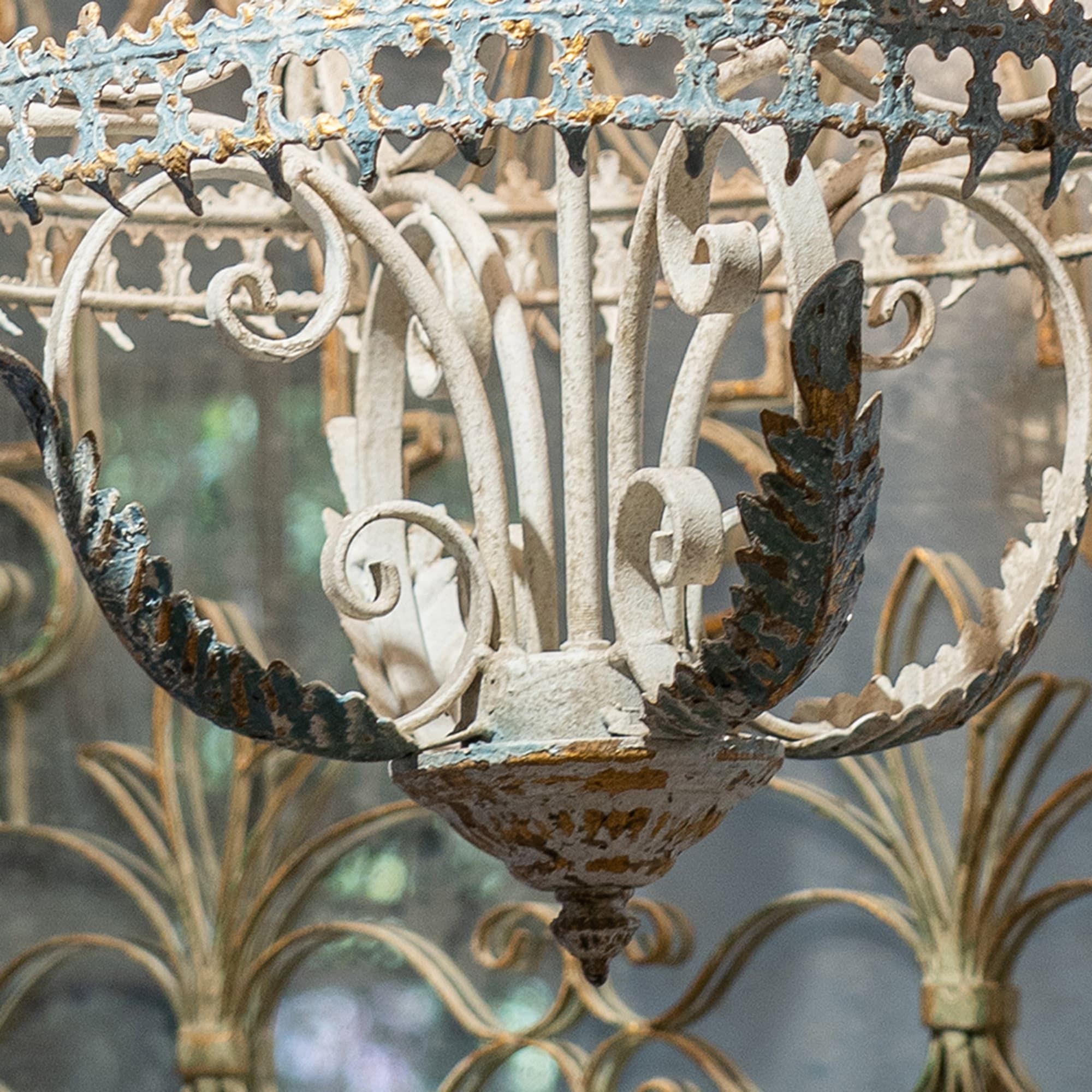 Retro Metal Ornate Chandelier Art Chandelier Retro Chandelier Metal ...
