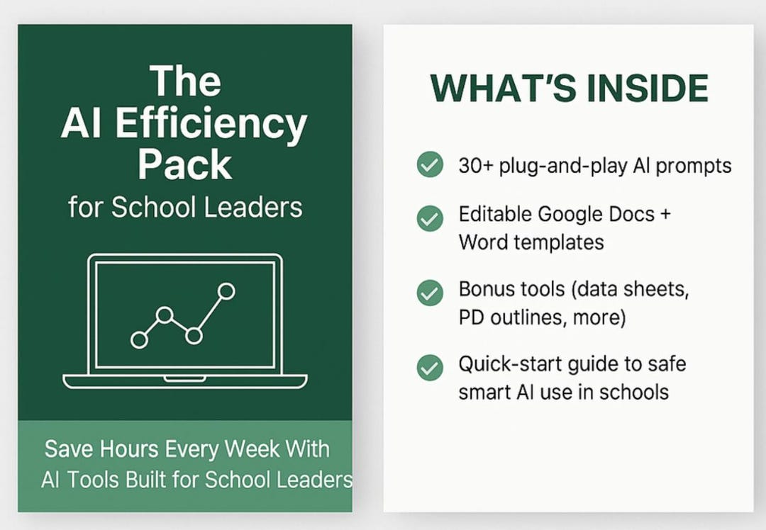 AI Efficiency Pack for School Leaders - Etsy