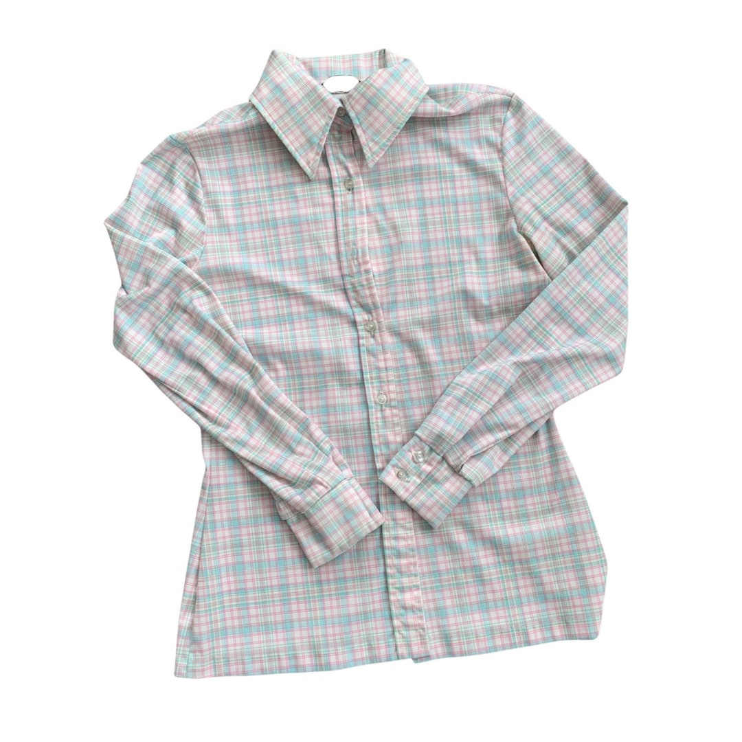 Vintage Jack Winter Novelty Plaid Blouse - Etsy