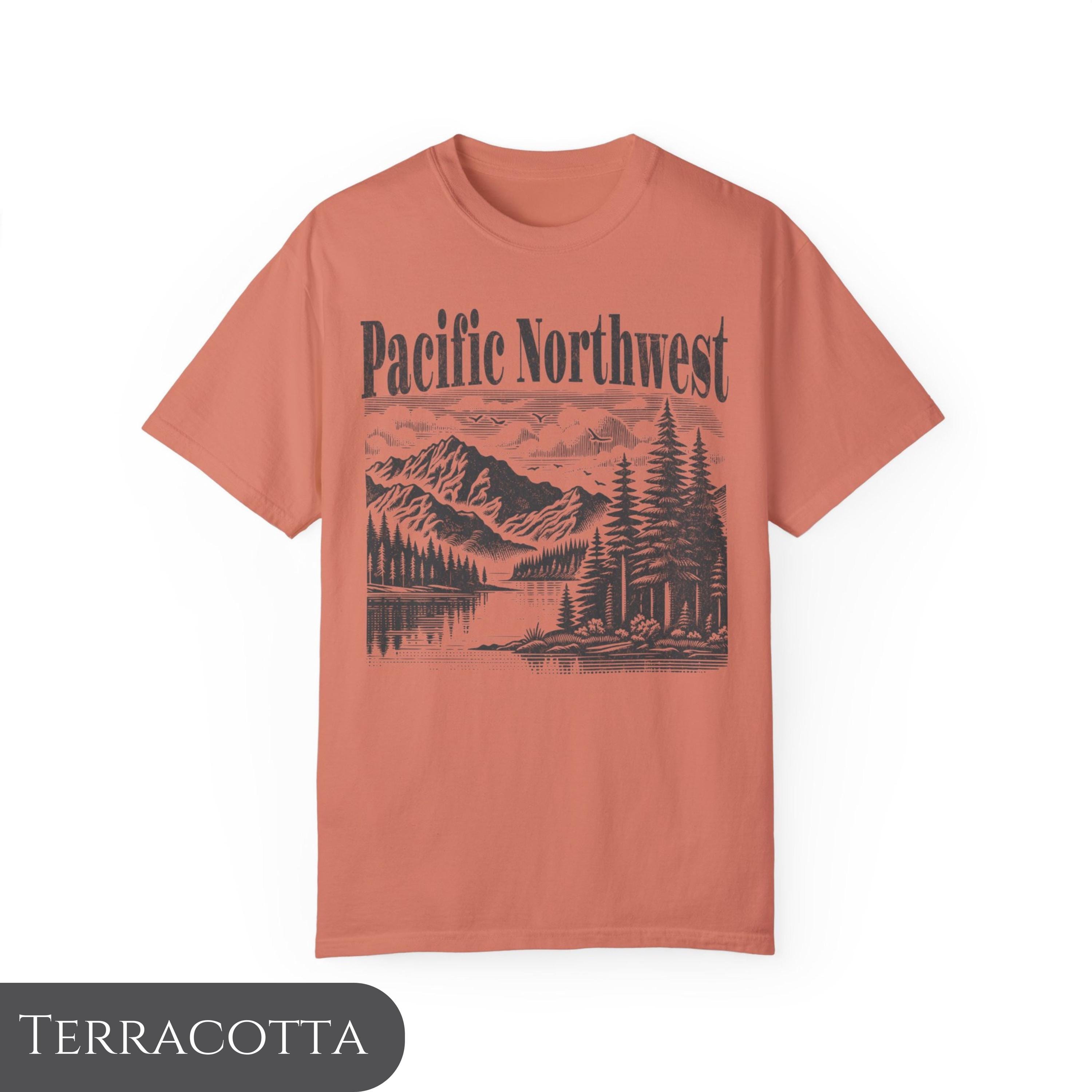Vintage Pacific Northwest Shirt, PNW Tshirt, Washington State, Oregon ...