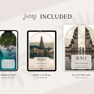 Bali Travel Itinerary Template | Blue Beach Vacation Itinerary Template ...