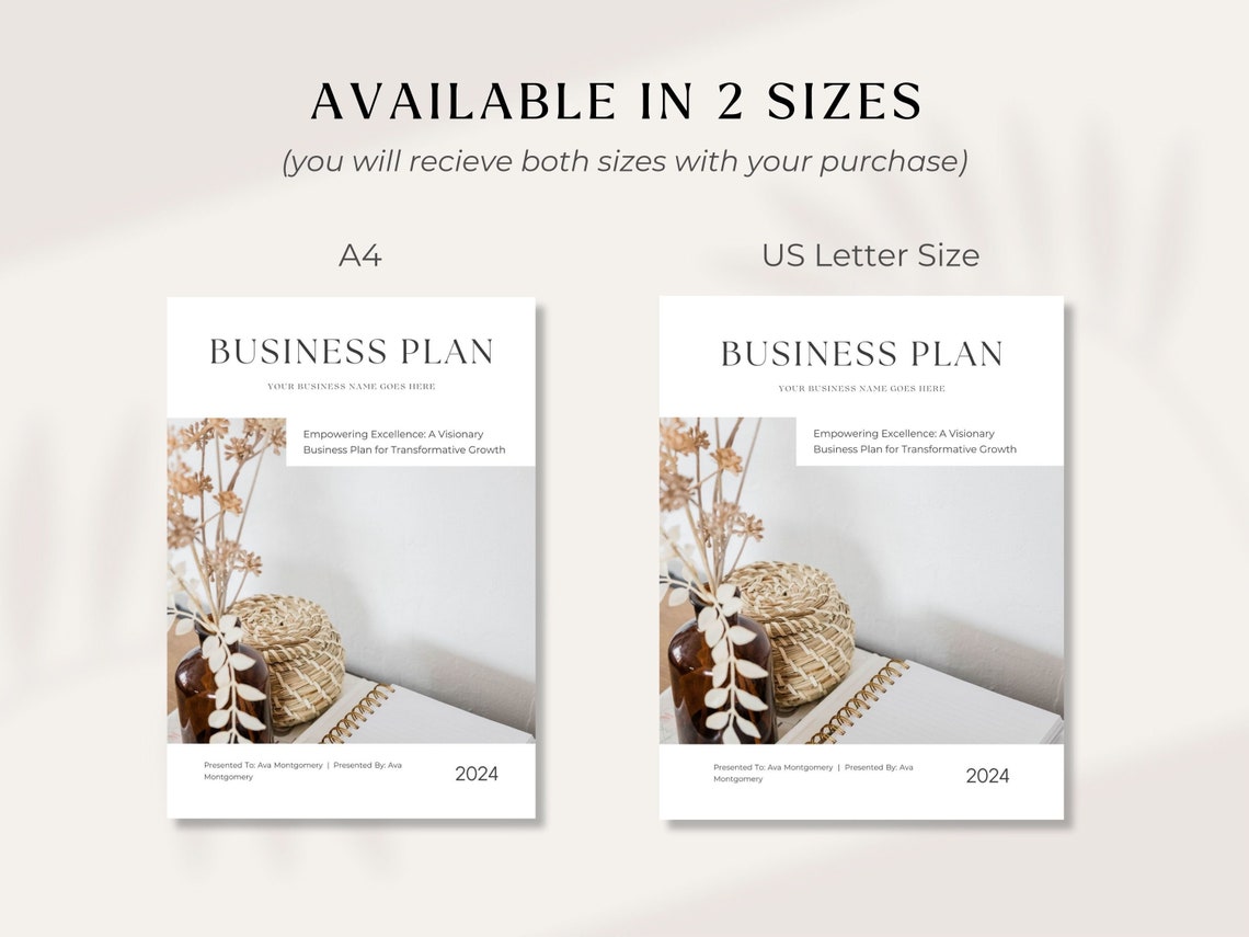 Printable Business Plan Outline Pink Small Online Business Plan ...