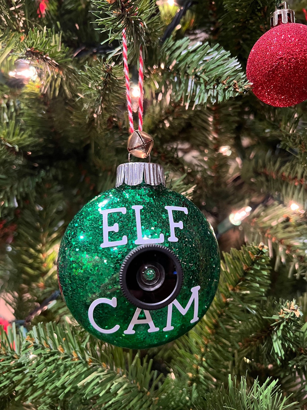 Elf Camera Ornament With Personalized Letter: Personalize & Make ...