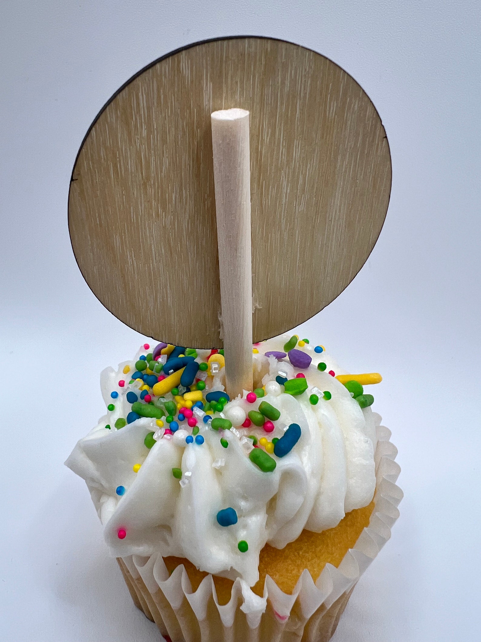 Personalized Wedding Cupcake Topper, Rustic Wood Plant Marker, Engraved ...