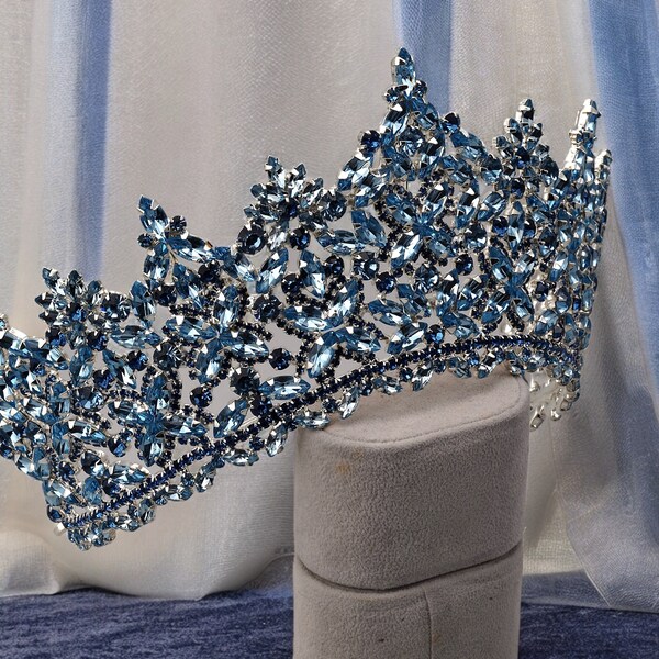 Blue Tiara - Etsy