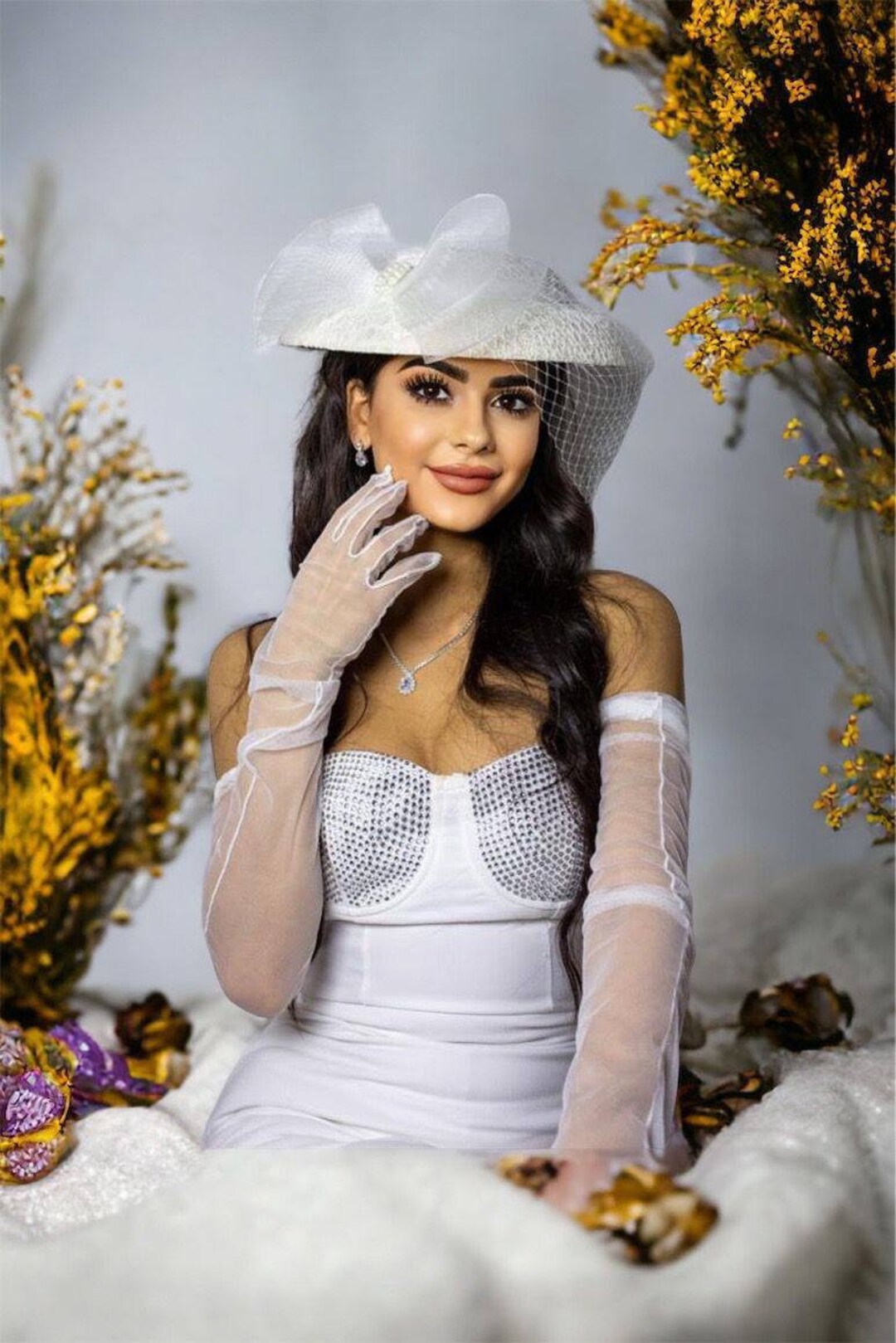 Wedding and Marriage Cap Set,wedding Cap,bridal Fascinator Hats,cap for ...