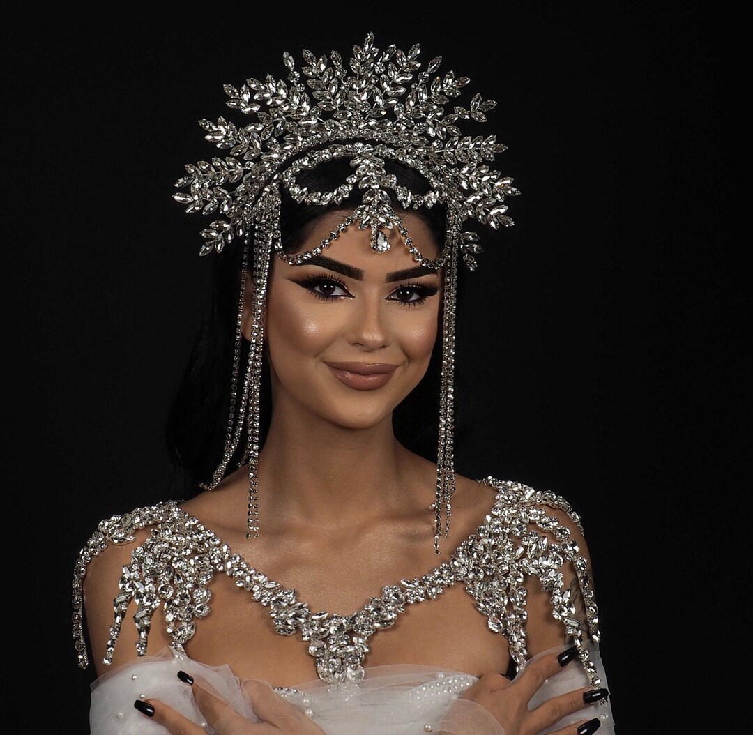 Bridal Shoulder Necklace, Shoulder Chain, Wedding Body Jewelry, Wedding ...