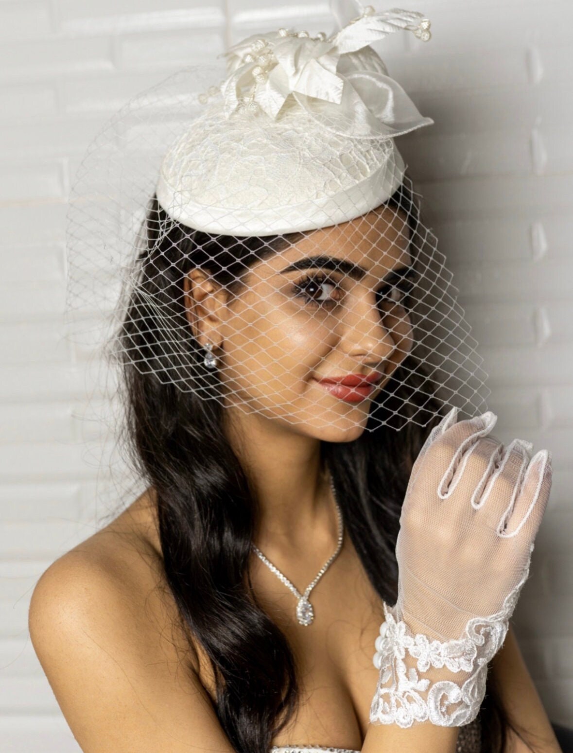 Wedding and Marriage Cap Set ,wedding Cap,bridal Fascinator Hats,cap ...