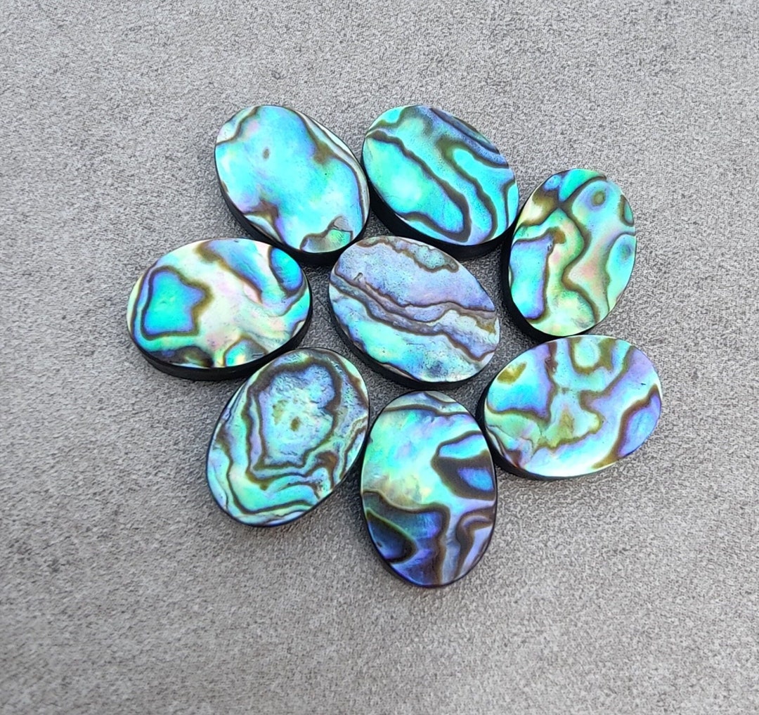 Natural Abalone Shell Oval Shape Cabochon Flat Back AAA+ Quality ...
