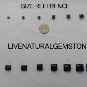 AAA+ Quality Natural Abalone Shell Square Shape Cabochon Flat Back ...