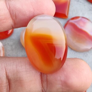 Lot of 10 Pcs AAA Quality Natural Banded Agate Oval Shape Wholesale Lot ...