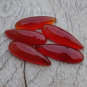 Natural Red Onyx Big Pear Shape Cabochon Flat Back Calibrated Teardrop ...