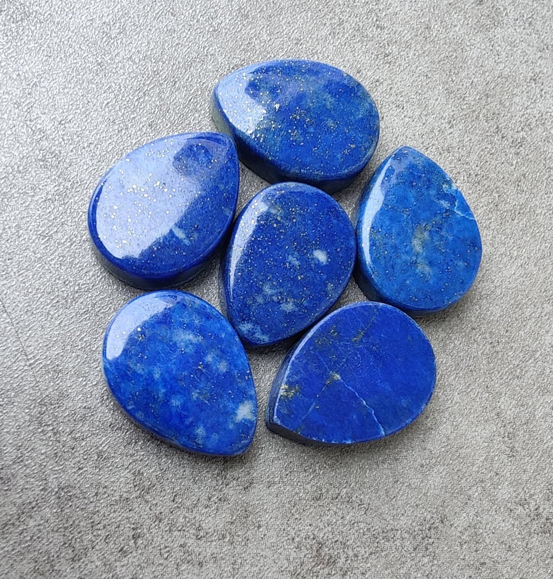 Natural Lapis Lazuli : Pear, Coin, Teardrop Shapes Calibrated Gemstone ...