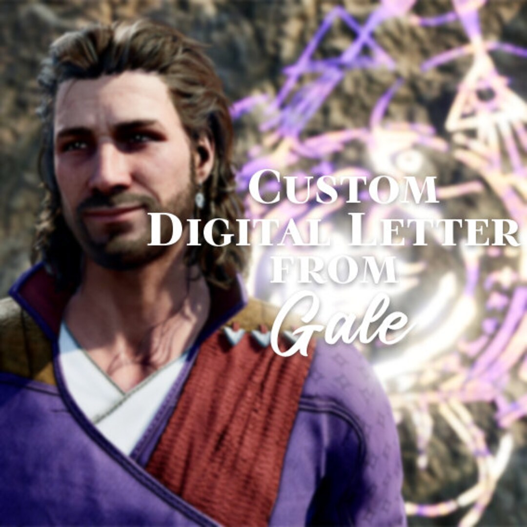 Custom Digital Letter From Gale (SFW) - Etsy