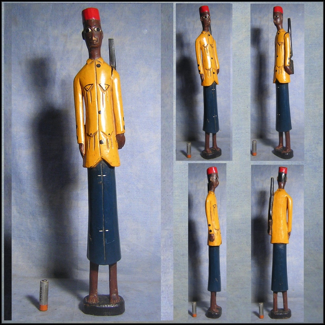 Settler Rifleman BAOULE Ivory Coast AFRICANTIC Gallery First Arts Black ...