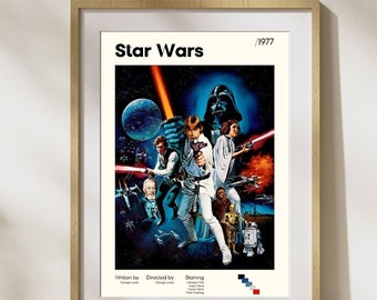Star Wars Promotion Poster Star Wars Commercial Poster Star Wars Print ...