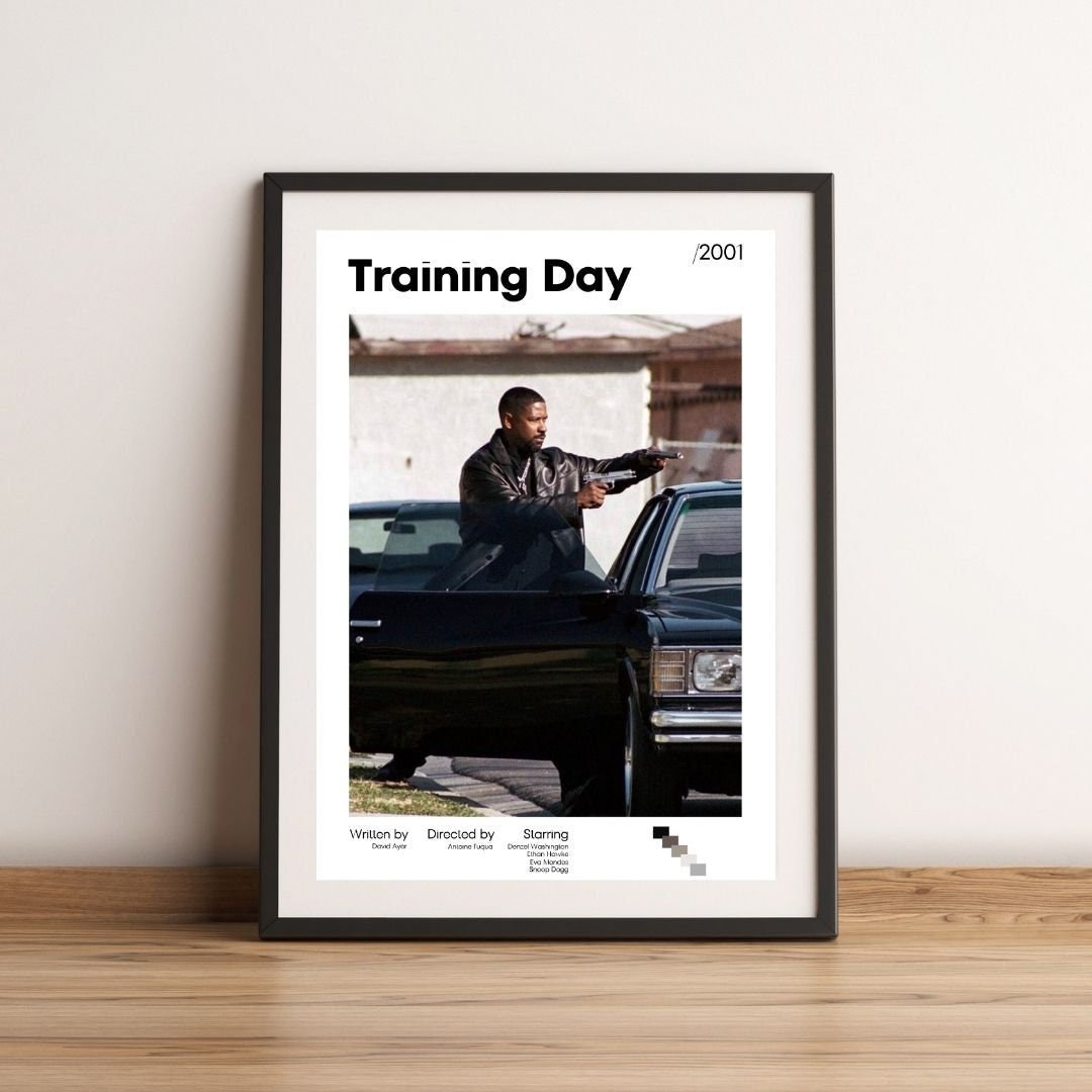 TRAINING DAY Movie Poster, Training Day Poster Print, Training Day Wall ...