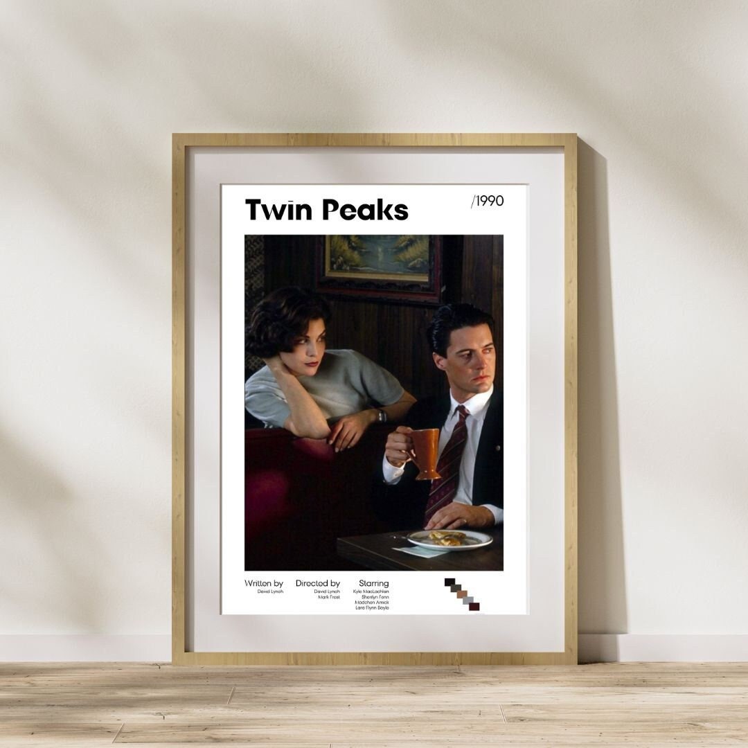 TWIN PEAKS Movie Poster, Twin Peaks Print, Twin Peaks Wall Decor, Twin ...