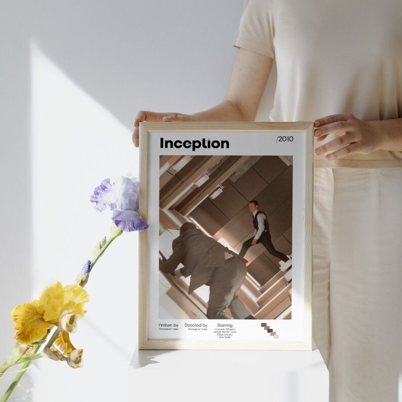 INCEPTION Movie Poster, Inception Poster Print, Inception Wall Decor ...