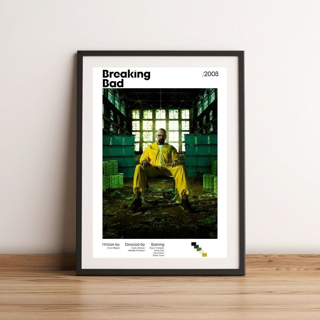 BREAKING BAD Movie Poster, Breaking Bad Poster Print, Breaking Bad Wall ...