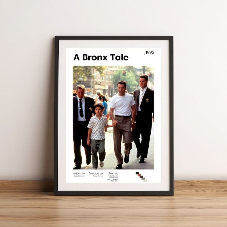 A BRONX TALE Movie Poster / Cult Movie Print/ Modern Movie Poster /A ...