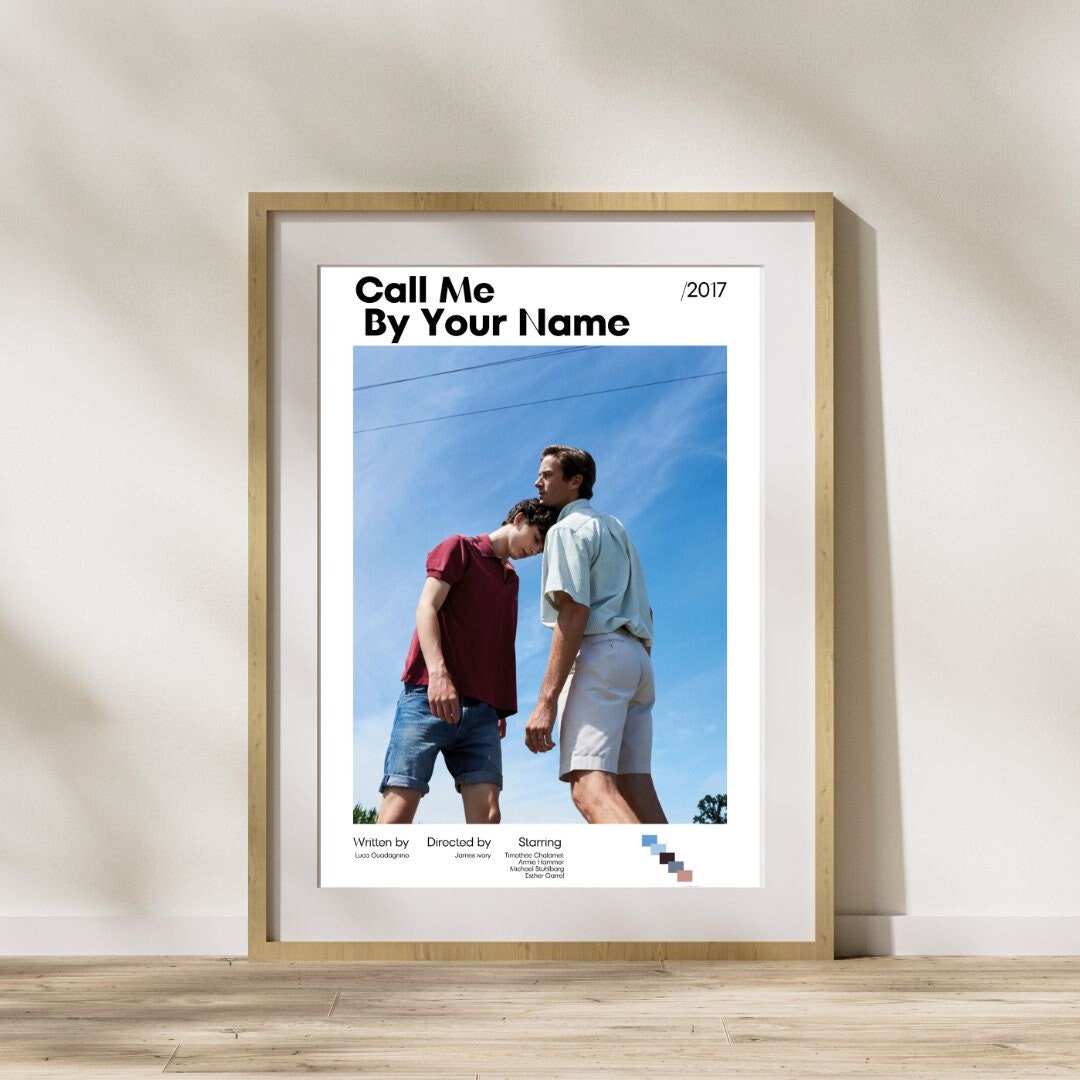 Call Me by Your Name Movie Poster Call Me by Your Name Poster - Etsy